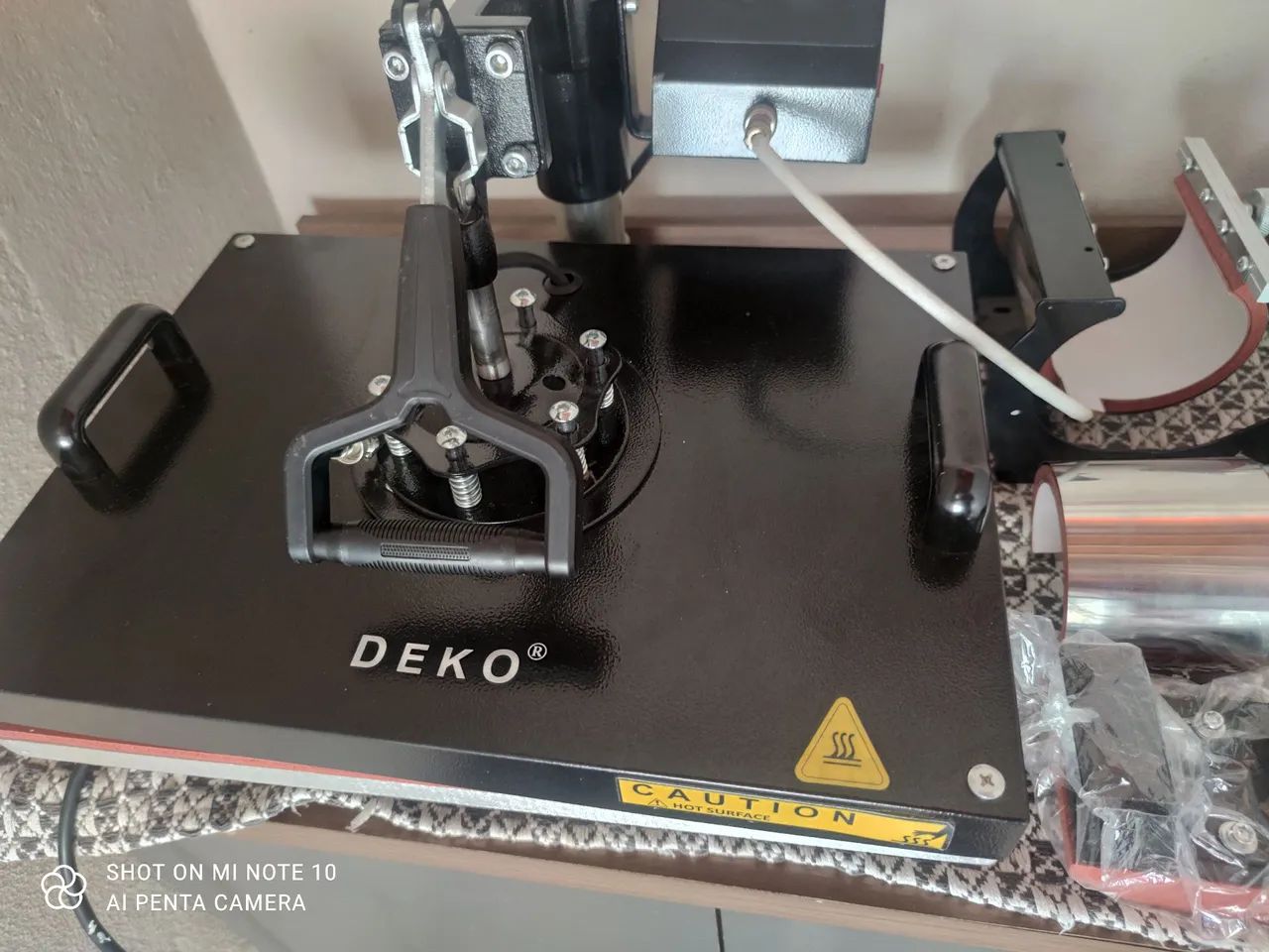 Prensa térmica para camisas e canecas - Deko - Equipamentos Para Comércio - Lundcea, Lagoa Santa ...