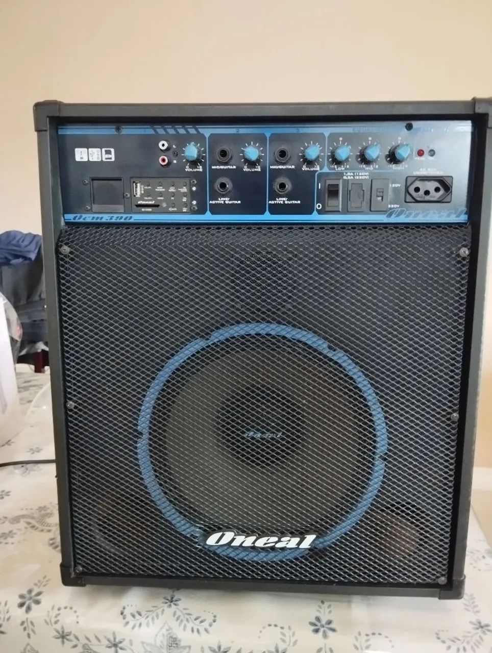 CAIXA AMPLIFICADA MULTIUSO ONEAL OCM 390 - Instrumentos musicais ...