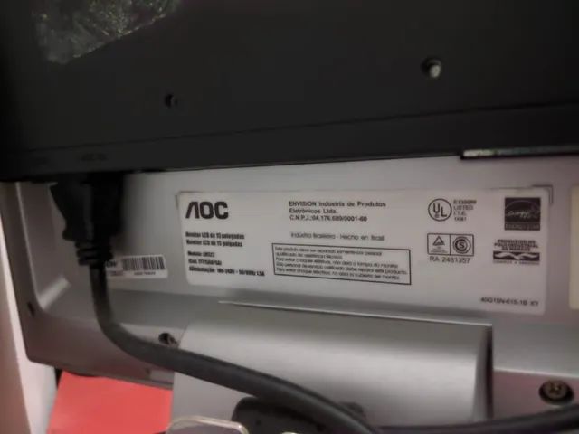 "monitor lcd aoc 15 polegadas" no Brasil