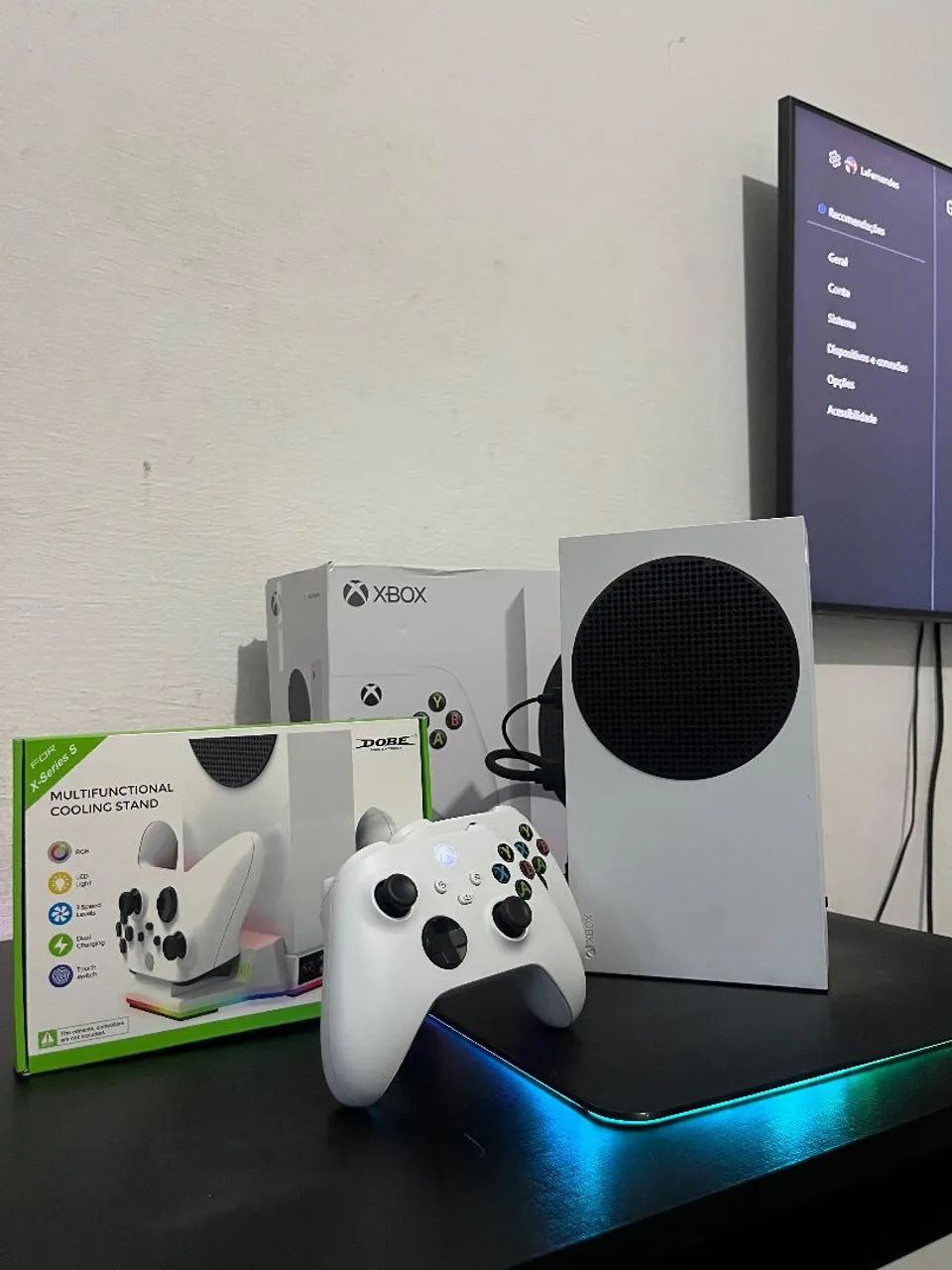 Xbox Series S 512GBssd + 2 Controles Originais C/ Base - Consoles de ...