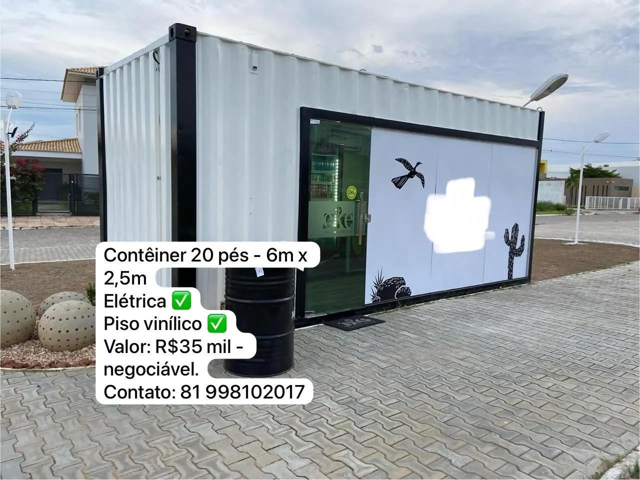 "container 20 pes" no Brasil