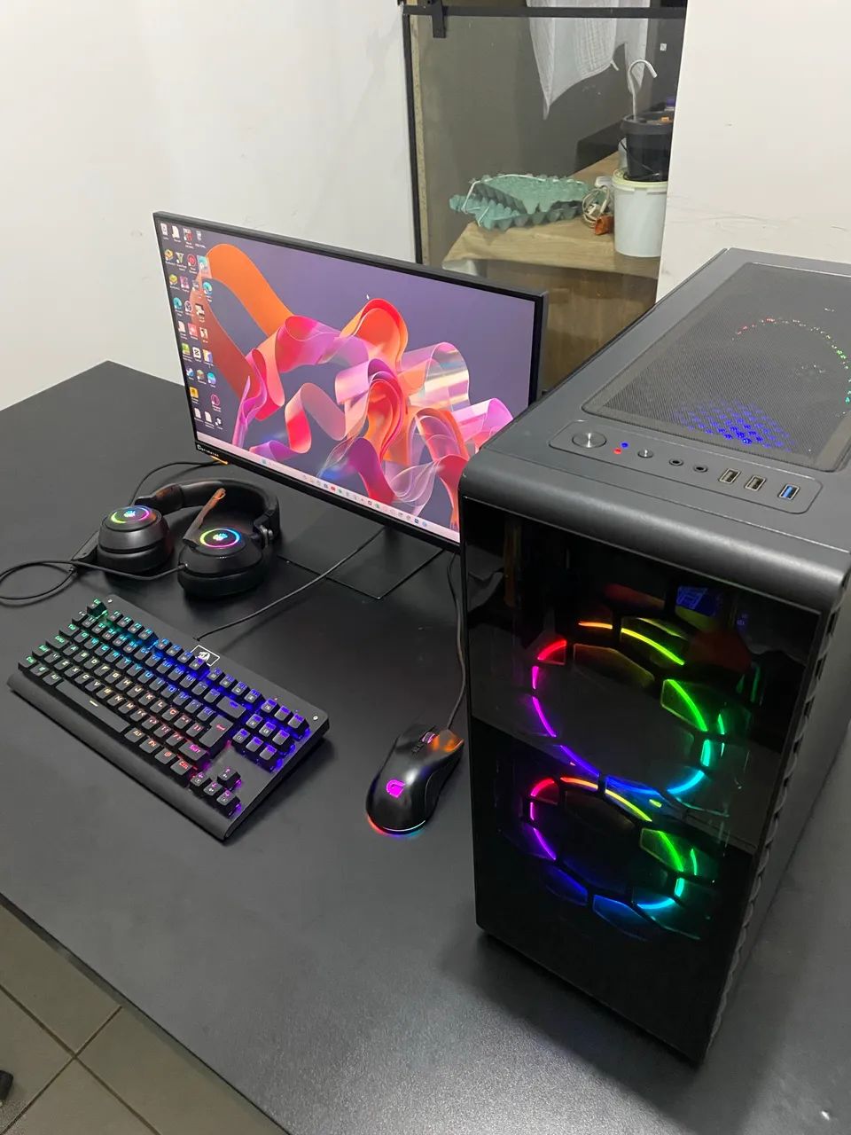 PC Gamer Completo Ryzen 5 5600X RX 580 8GB | Monitor 165Hz ...