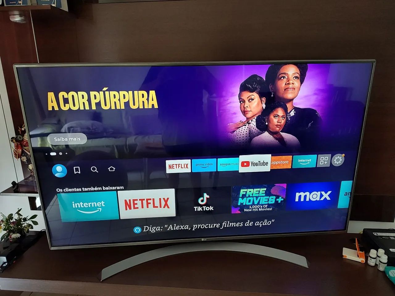 "smart tv lg 55 polegadas 4k" no Brasil