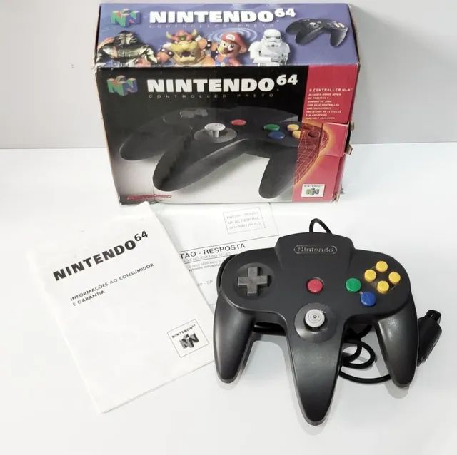 "controle nintendo 64 original" no Brasil