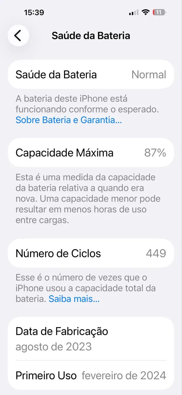 iPhone 15 plus semi novo 128g - Celulares e Smartphones - Parque A ...