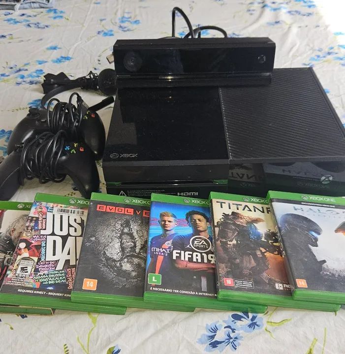 Xbox One Fat Completo com Kinect - 1° dona - Consoles de Vídeo Game ...