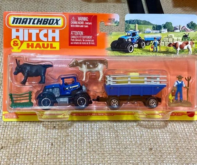 Matchbox Hitch Haul Mbx Farm Trailer 1:64 - Hobbies e coleções ...