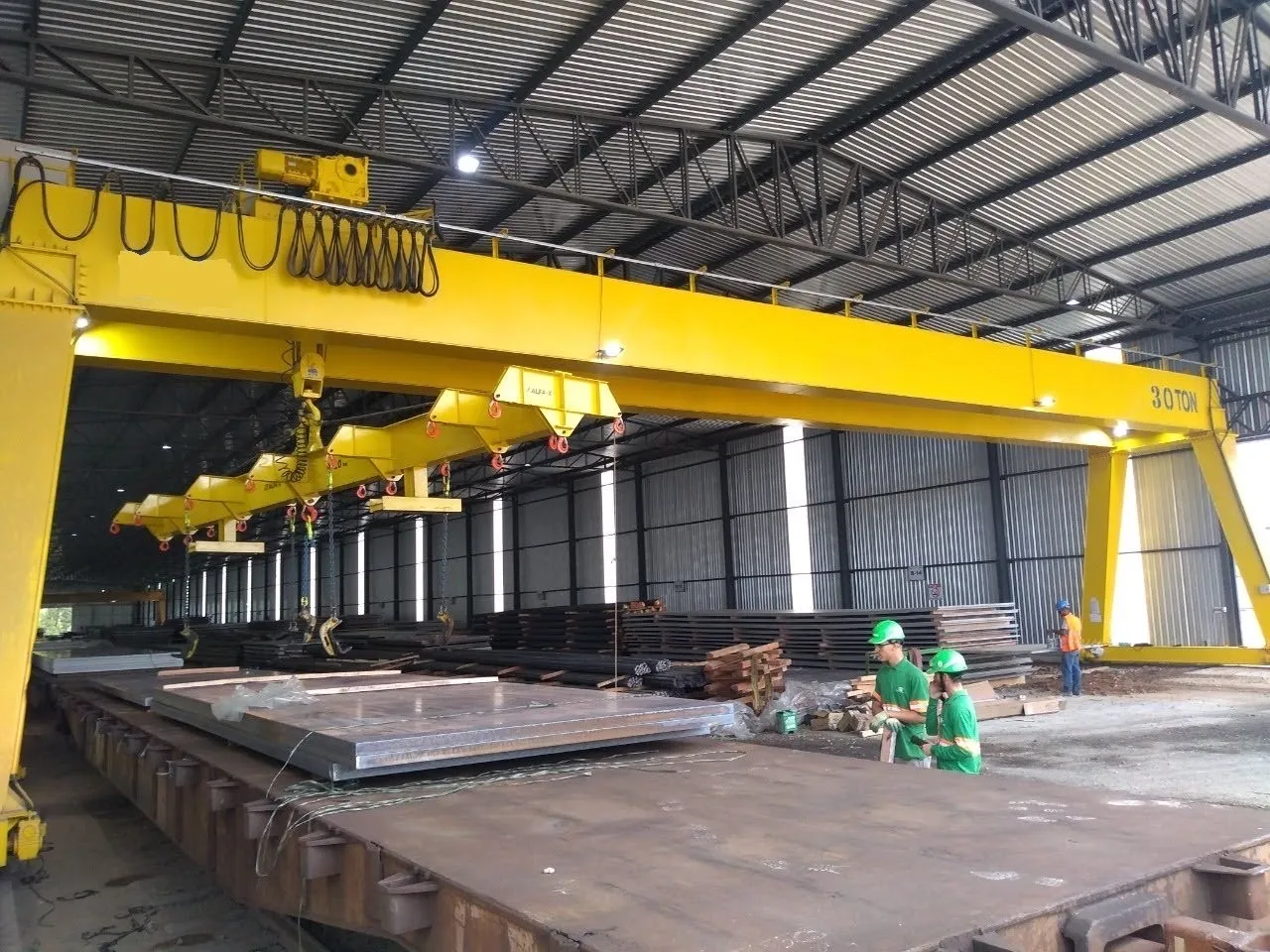 "porticos rolantes" no Brasil