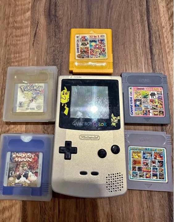 Game boy color pikachu edition - Jogos de Vídeo Game - Taboão ...