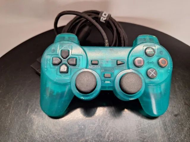 Controle Original de PS2 Emerald Green - Peças e Acessórios de Vídeo ...