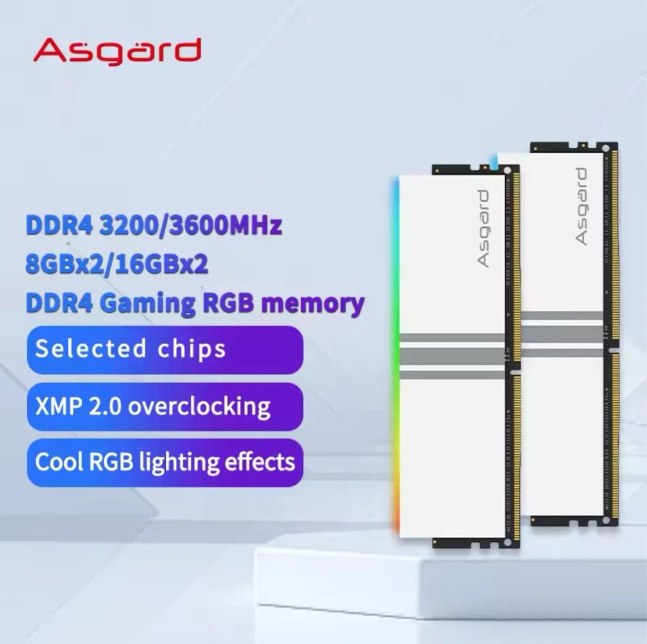 Memória Asgard Valkyrie V5 DDR4 3200Mhz 32GB (16GBx2) - Memória RAM ...