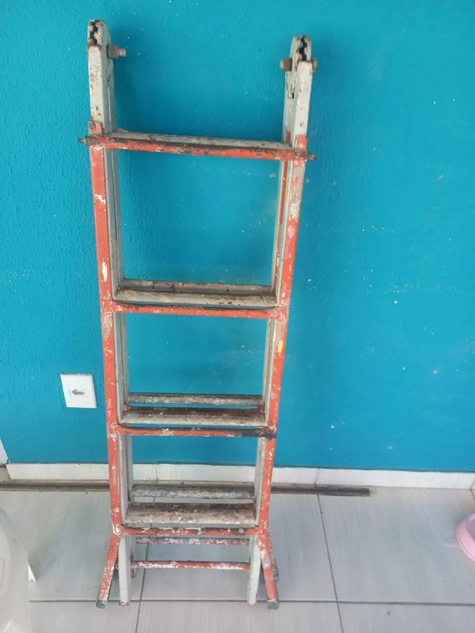 Escada 3.5mt de ferro marca Zeus - Ferramentas de Construção ...