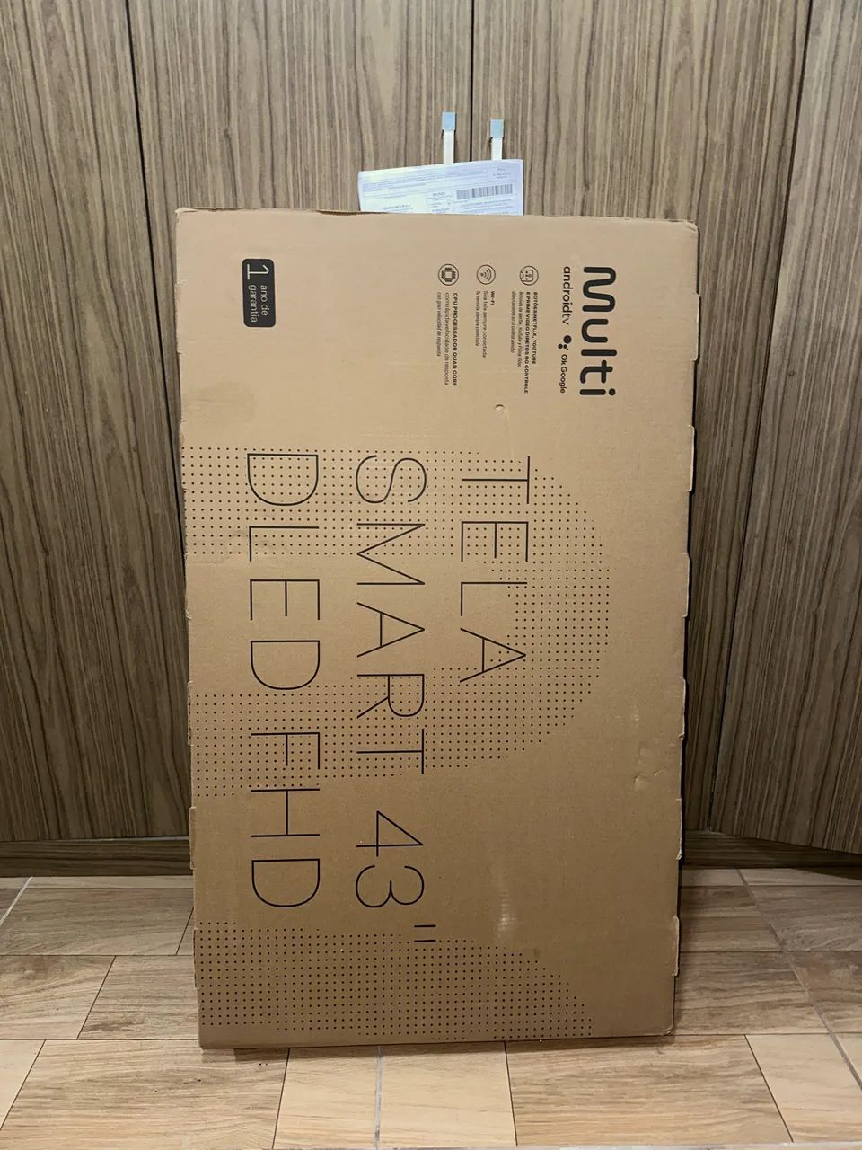 TV Smart 43 Polegadas - COMANDO POR VOZ | LACRADA C/ NOTA + GARANTIA ...