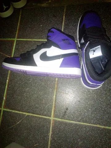 "air jordan roxo" no Brasil