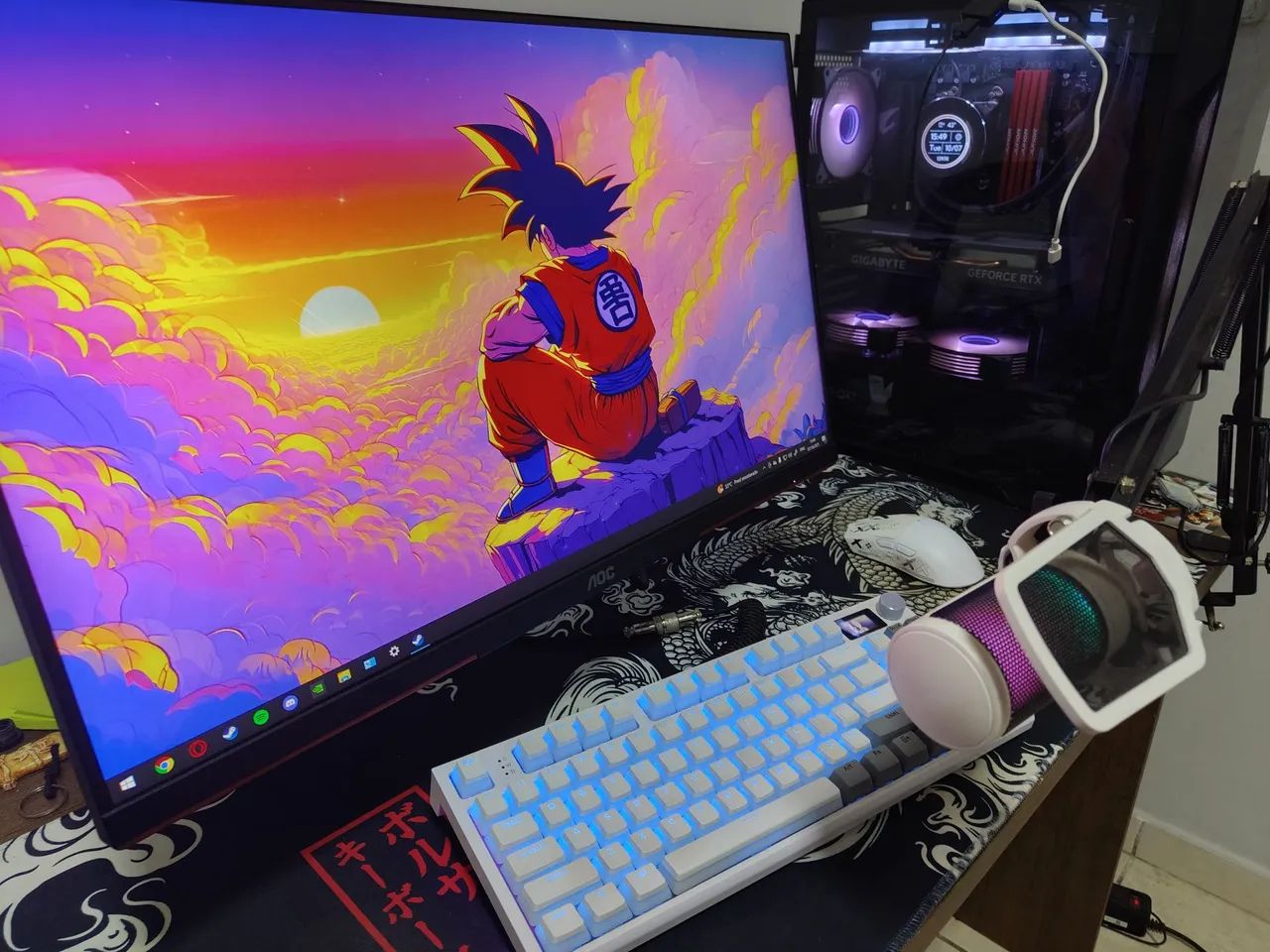 SETUP COMPLETO - PC GAMER, MONITOR E PERIFÉRICOS / RYZEN 5700X + RTX ...