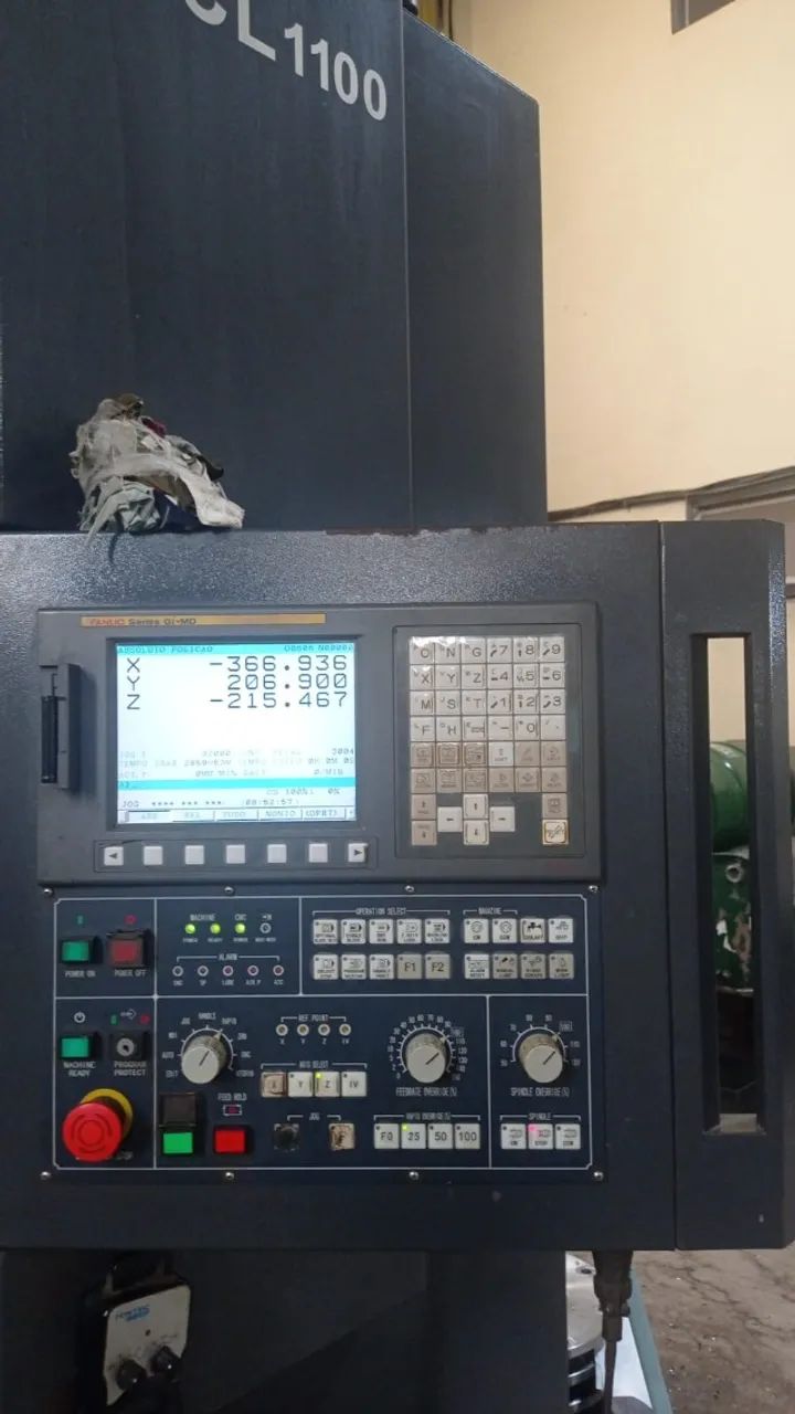 Centro de Usinagem Vertical, Marca Tontec, Modelo: VCML1100-Comando ...