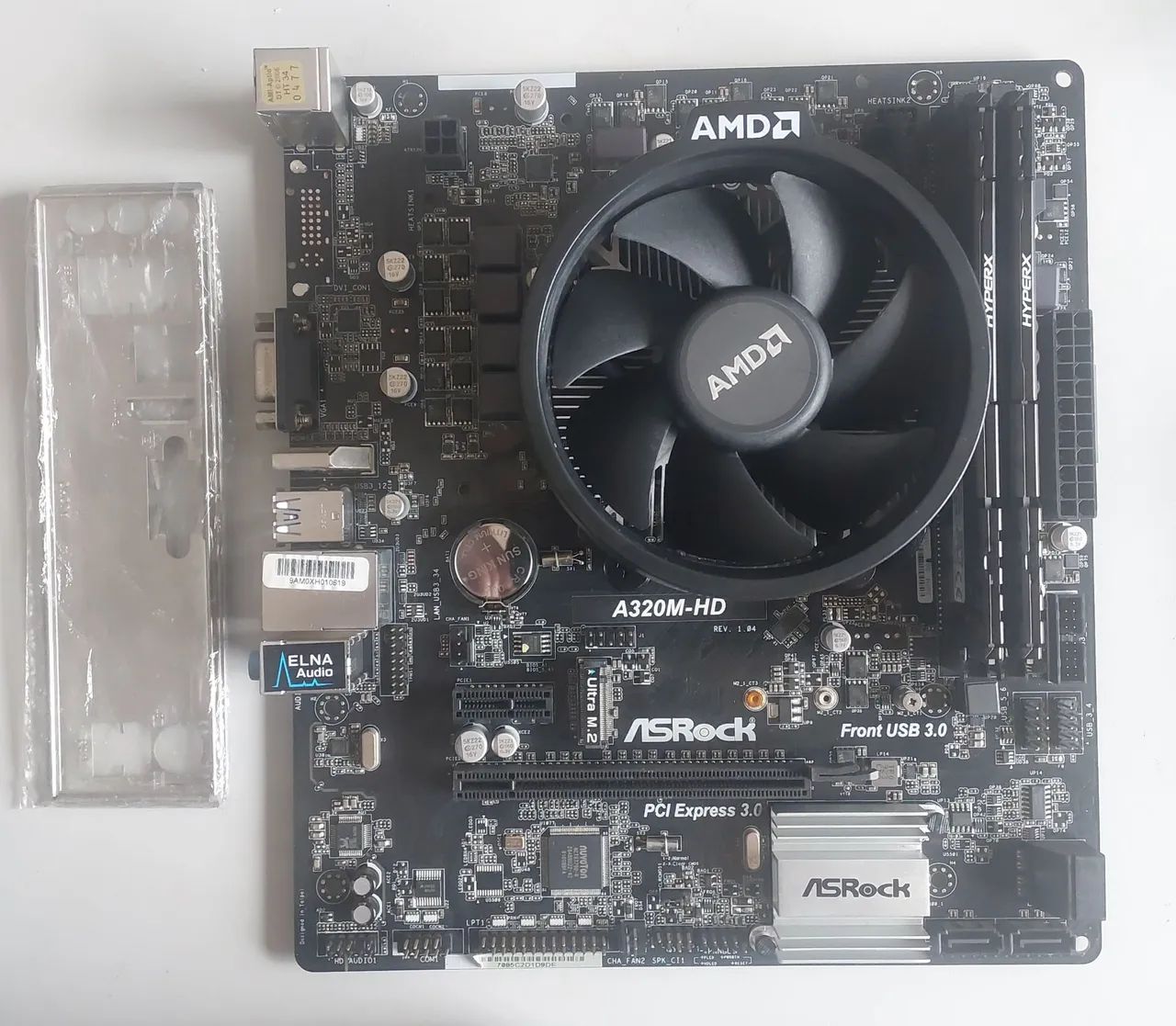 Kit Ryzen 5 3600, ASRook A320M-HD, Hyperx Fury 16GB (2x8GB) 2400MHz ...