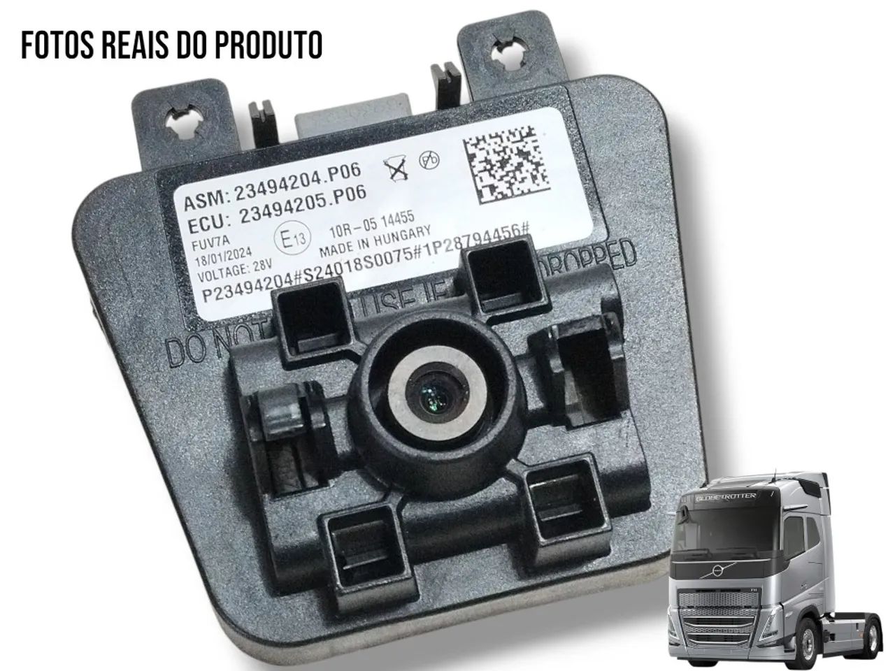 Câmera Monitoramento Caminhão Ônibus Volvo 23494204 Detalhe - Peças ...