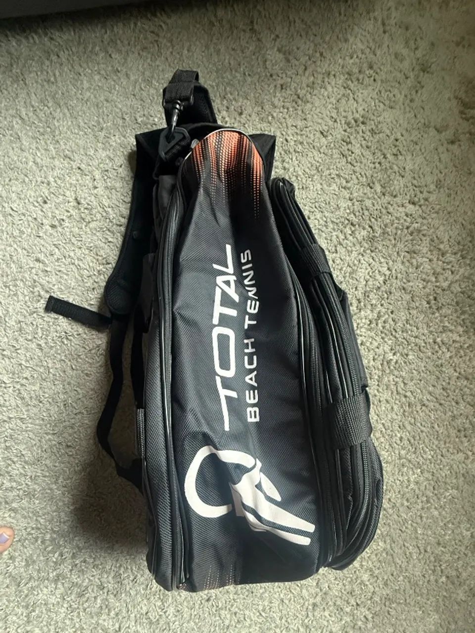 Raqueteira Mochila Total Beach Tennis Térmica 7 Raquetes Cor Violeta ...