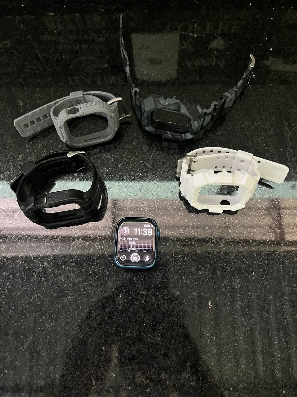 Apple Watch Series 7 (GPS)(45mm) aceito cartão. - Smartwatches ...