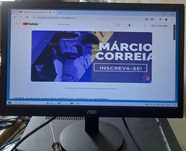 "monitor aoc led 19" no Brasil