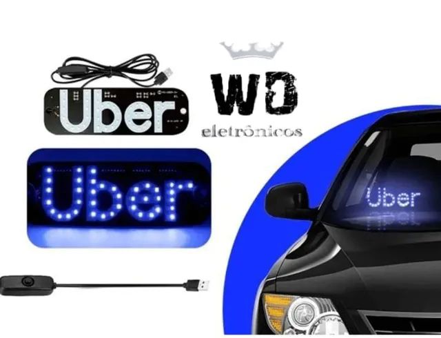 "letreiro uber" no Brasil