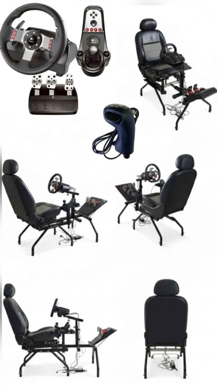 Simulador Sim Race Logitech G27 - Peças e Acessórios de Vídeo Game ...