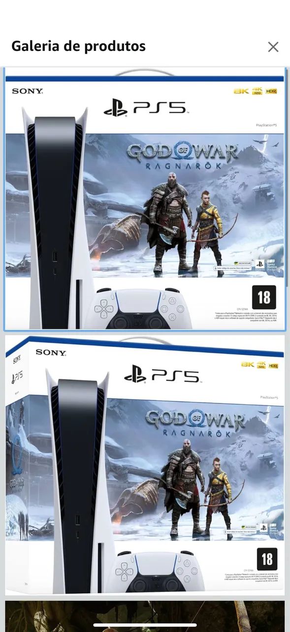 Ps5 com dois controles good of wars - Consoles de Vídeo Game - Bengui ...