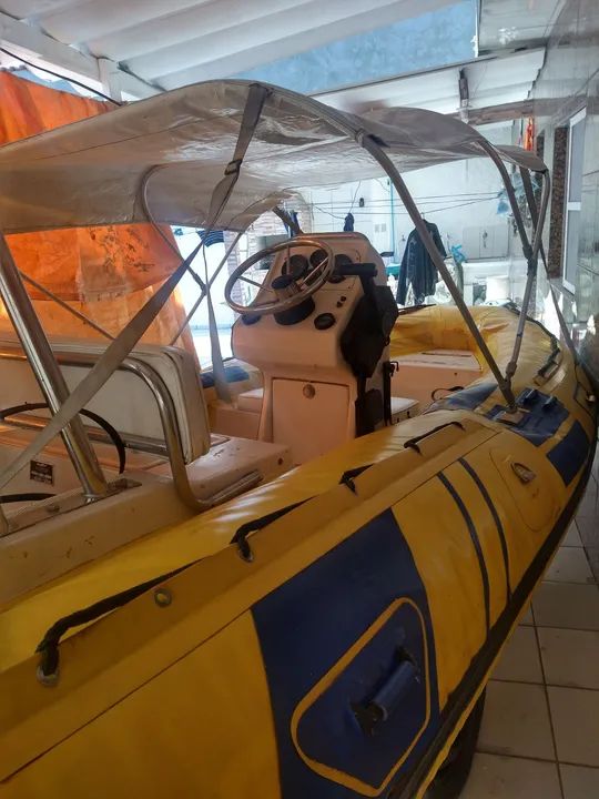 Lancha bote inflável - Barcos e aeronaves - Mongaguá 1360246771 | OLX