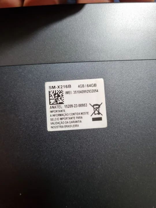 Tablet Samsung SM-X216B 4GB/64GB - Tablets e E-Readers - Boa Vista ...