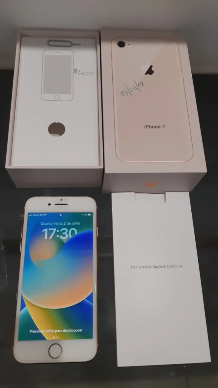 "iphone 8 rose" - Celulares Usados, seminovos e Novos no Brasil