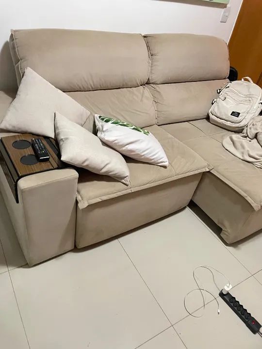 Anúncio: Sofá Retrátil Usado - 3 Lugares - Conforto e Qualidade! - Sofás e Poltronas - Norte ...