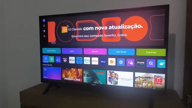 "smart tv lg 4k 43 polegadas" no Brasil