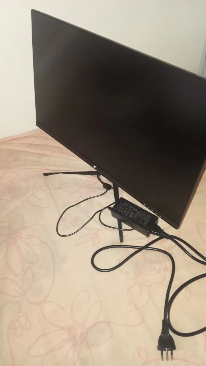 Vendo monitor 23 polegadas 75 hz, gabinete aquário,e placa mãe B55M da ...
