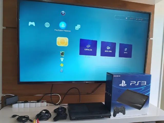 PS3 Super Slim desbloqueado cheio de jogos! - Consoles de Vídeo Game ...