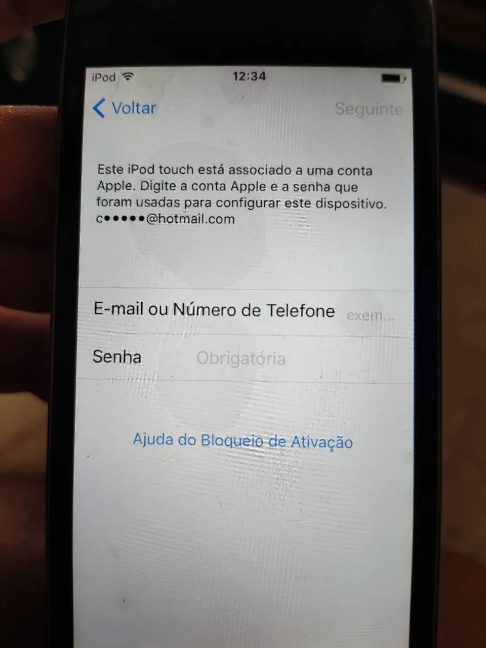 "ipod touch apple" no Brasil