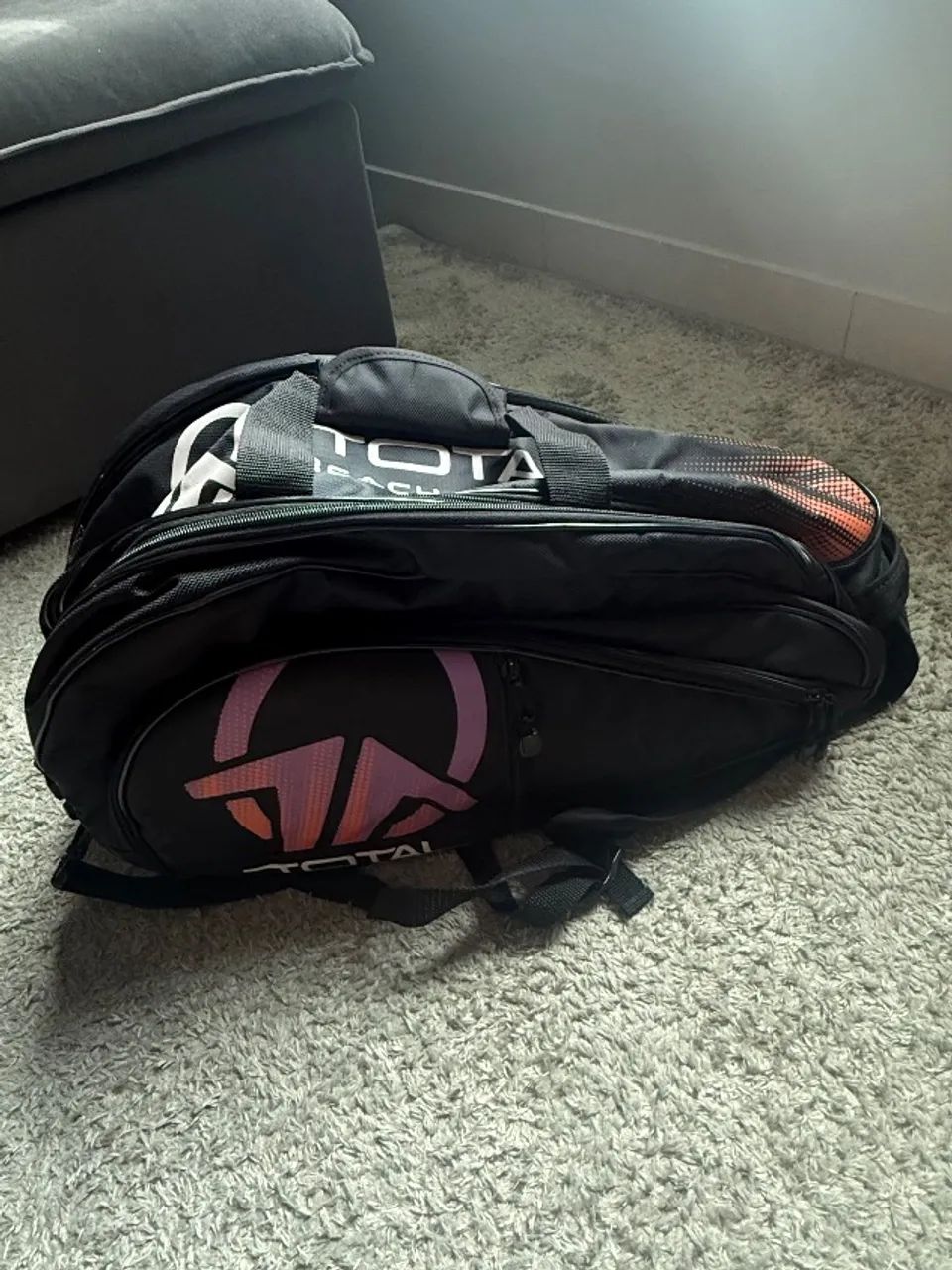 Raqueteira Mochila Total Beach Tennis Térmica 7 Raquetes Cor Violeta ...