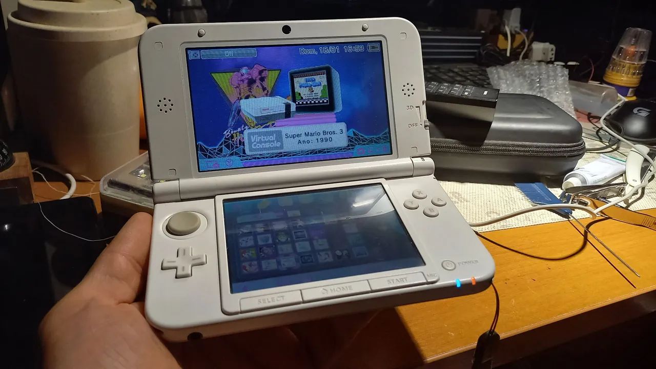 Nintendo 3ds XL Rose desb + R4 - Consoles de Vídeo Game - Morro do ...