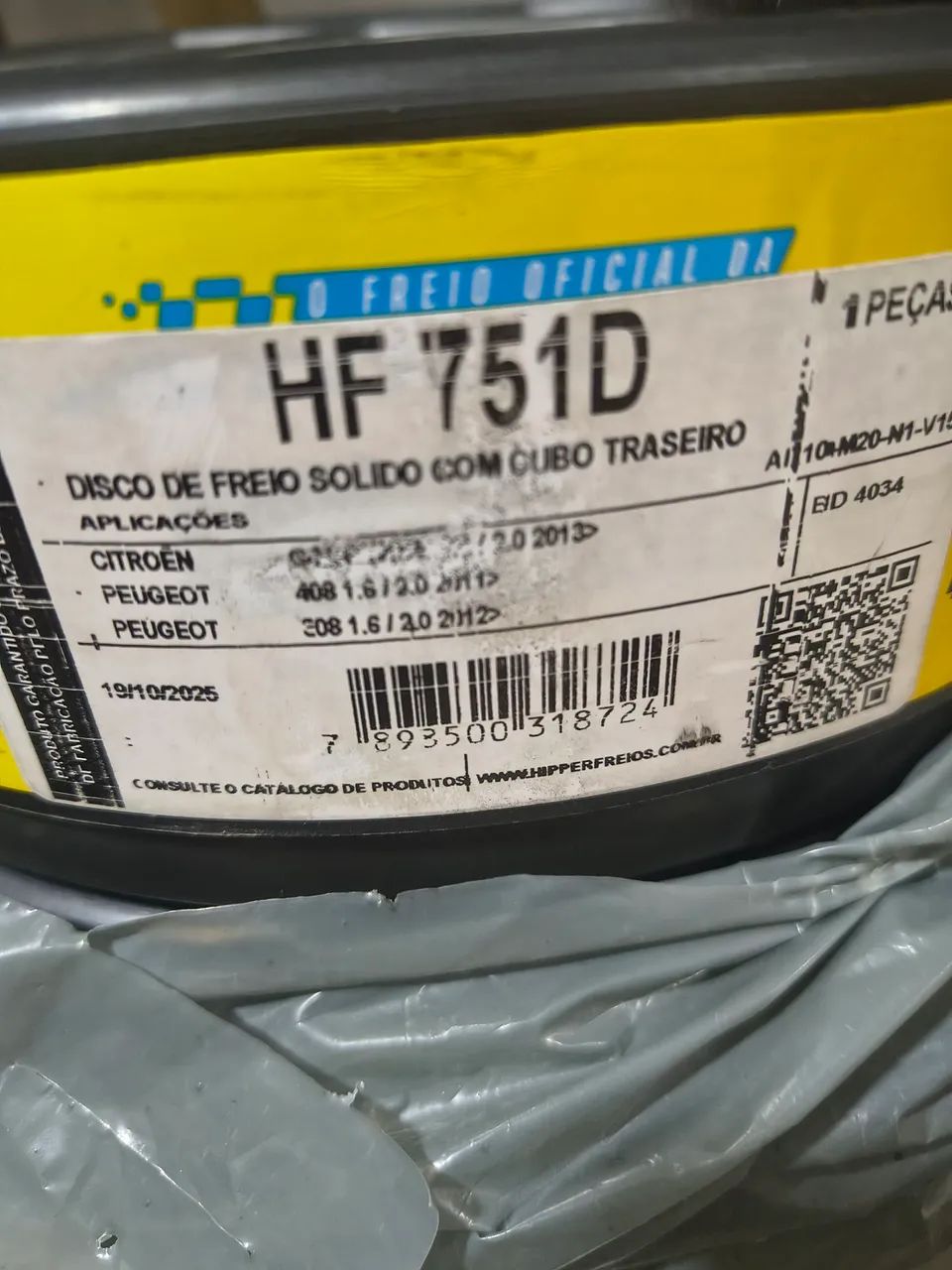 Disco de Freio Traseiro C4 Lounge Peugeot 308 / 408 - Peças para carros ...