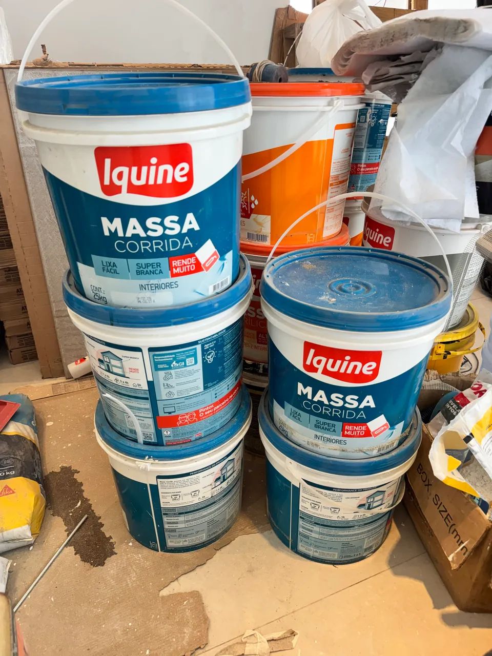 Massa PVA Inquine - 5 Baldes Lacrados - Alvenaria - Nova Cidade, Manaus ...
