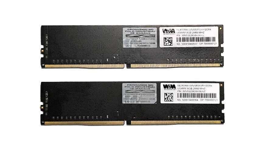 Kit Memória Ram Ddr4 16gb (2x8gb) 2666mhz Win Memory Desktop - Memória ...