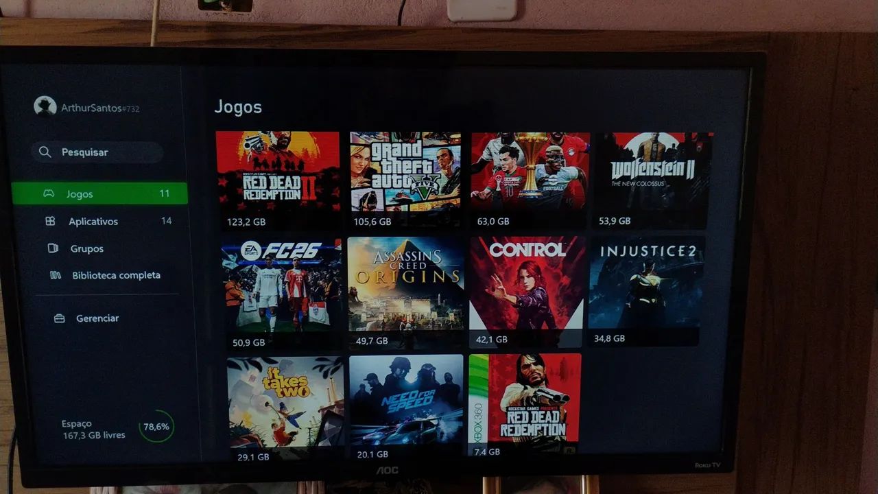 Xbox one 1tb 2 controles + jogos - Consoles de Vídeo Game - Barro Alto ...