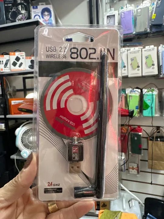 Adaptador Wi-Fi USB 802.11N 2.4GHz - Conectividade e Dispositivos de Rede - Água Fria, João ...