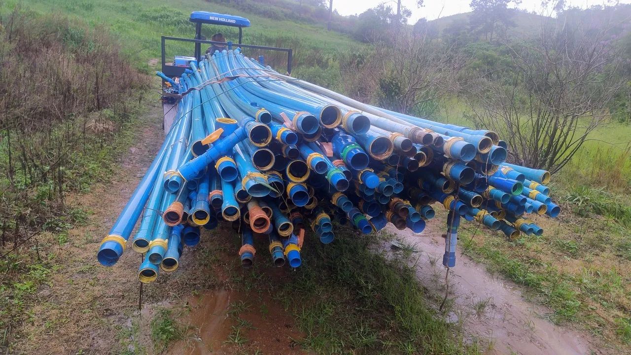 Pacote de canos e motor Roça completa - Tratores e máquinas agrícolas ...