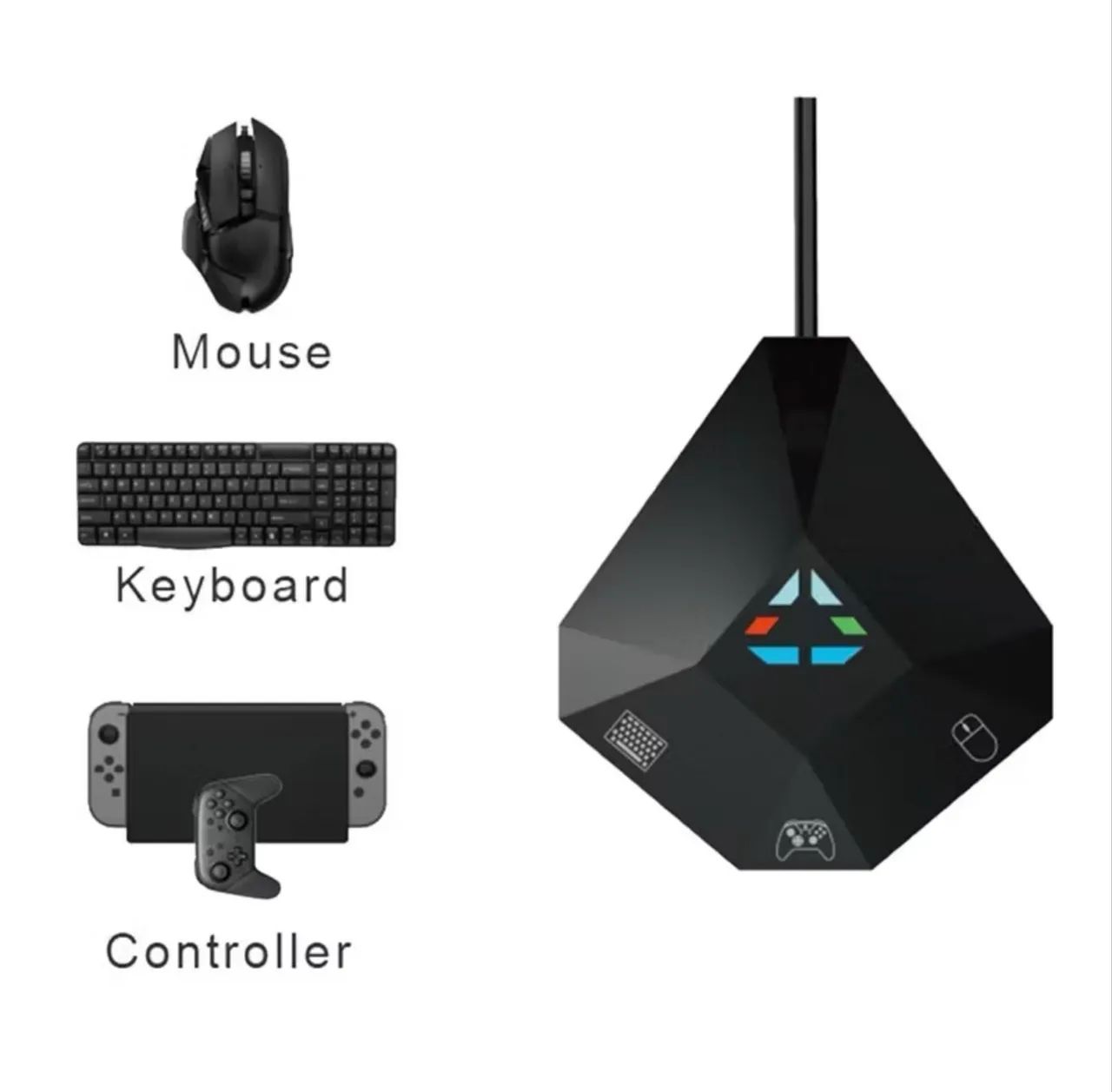 Conversor De Mouse E Teclado Para Jogos USB , One Xbox360 - Peças e ...