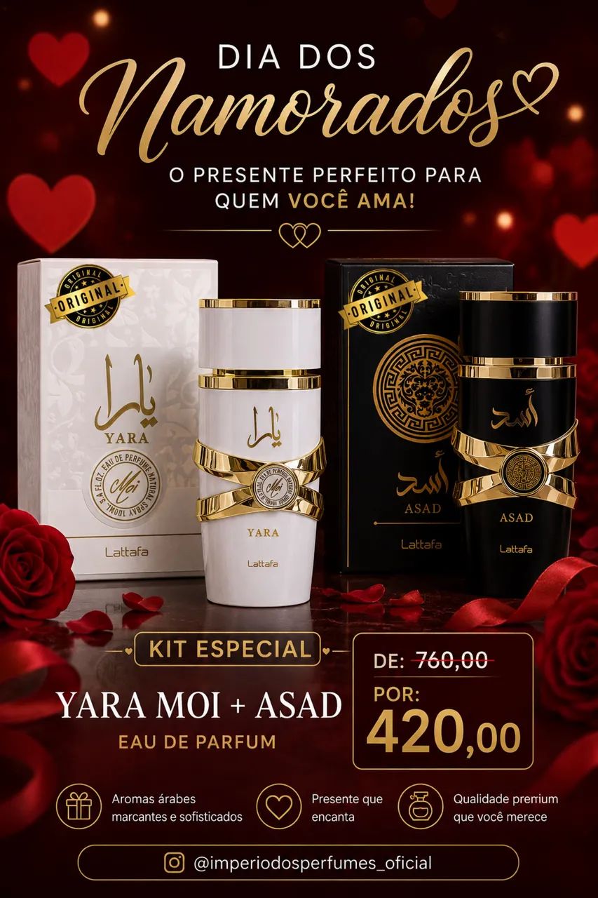 Kits perfumes Árabes para o dia dos Namorados - Beleza e Cuidados ...