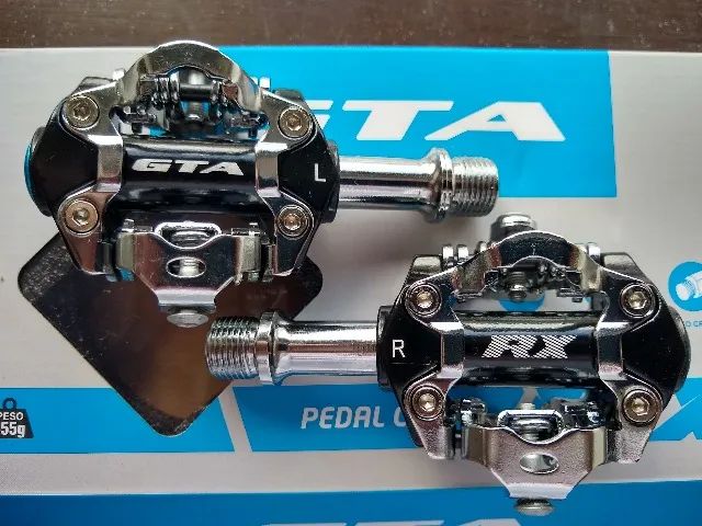 Pedal Clip Gta Alumínio Rolamentos Selados Bike Com Tacos - Ciclismo - Maurício de Nassau ...
