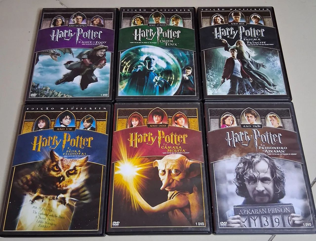 Harry Potter 6 DVDs original - DVD, Blu-Ray e Vídeo Cassete - Coelho ...