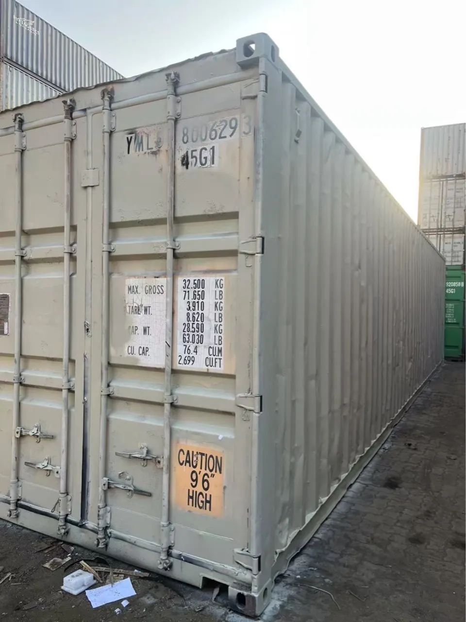 Container 40 pés para Locação - Ideal para Armazenagem e Obras ...