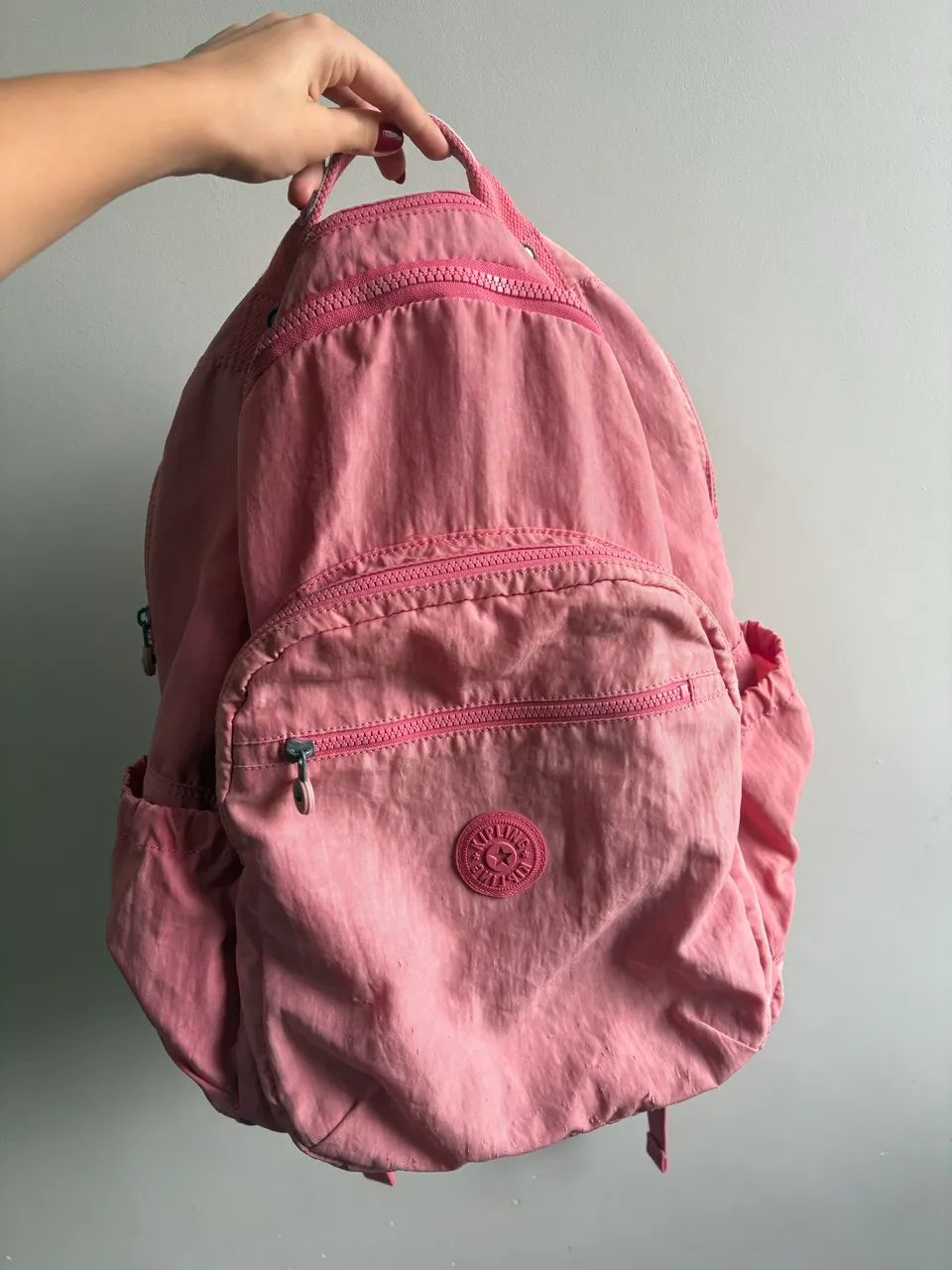 Mochila Kipling Rosa coral original - Bolsas, malas e mochilas - Setor ...